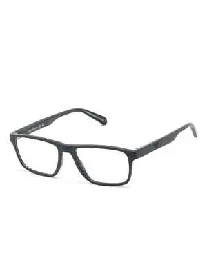 Emporio Armani Rectangle-frame Glasses - Black