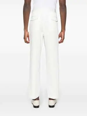 Gucci Web-detail Cotton Trousers