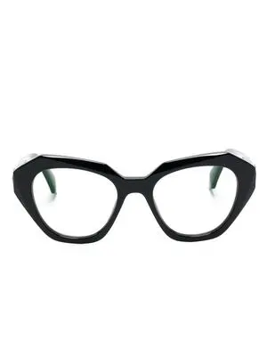 Off-White Butterfly-frame Glasses - Black