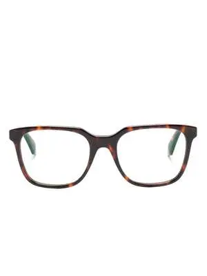 Off-White Square-frame Glasses - Brown