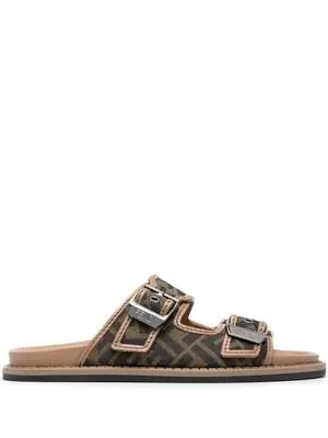 Fendi Ff-jacquard Sandals