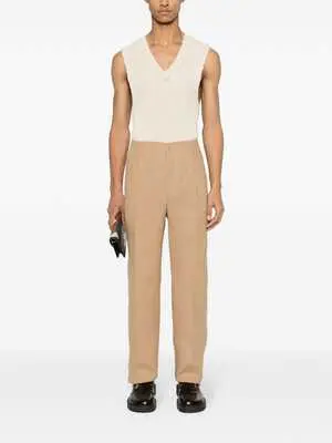 Fendi Canvas Straight-leg Trousers