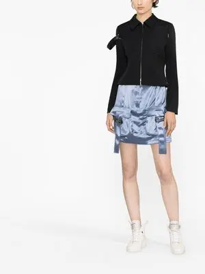 Fendi Cargo Pockets Mini Skirt - Blue