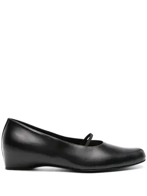 THE ROW Leather Ballerina Flats