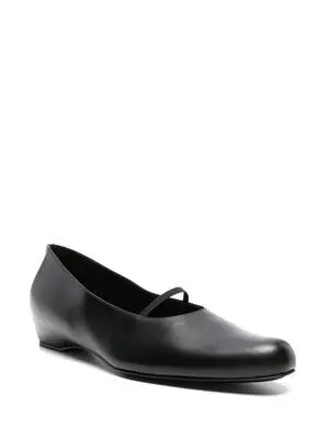 THE ROW Leather Ballerina Flats