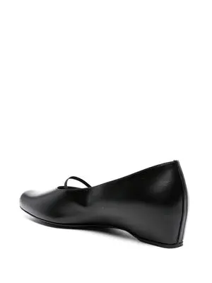 THE ROW Leather Ballerina Flats
