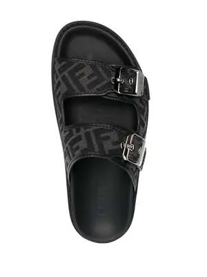 Fendi Ff-jacquard Sandals