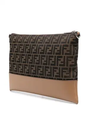 Fendi Ff-jacquard Clutch Bag