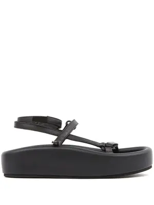 MAISON MARGIELA Webbing Leather Sandals - Black