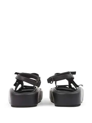 MAISON MARGIELA Webbing Leather Sandals - Black