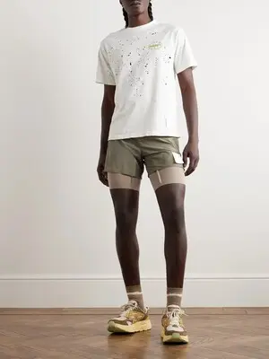 Satisfy Straight-leg Layered Techsilk™ Shell And Justice™ Shorts