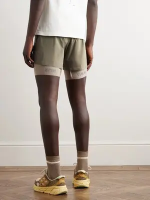 Satisfy Straight-leg Layered Techsilk™ Shell And Justice™ Shorts