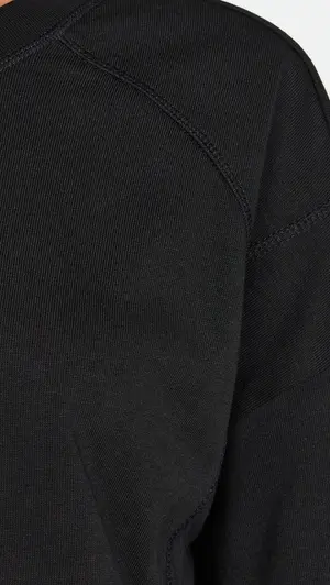 Sweaty Betty After Class Crop Sweatshirt - Black