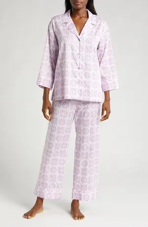 Natori The Getaway Cotton Pajamas - Light Orchid
