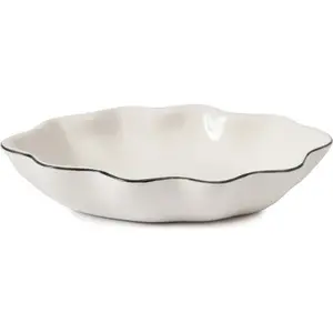 KASSATEX Le Marais Porcelain Soap Dish - White/ Black