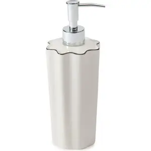 KASSATEX Le Marais Porcelain Lotion Dispenser - White/black
