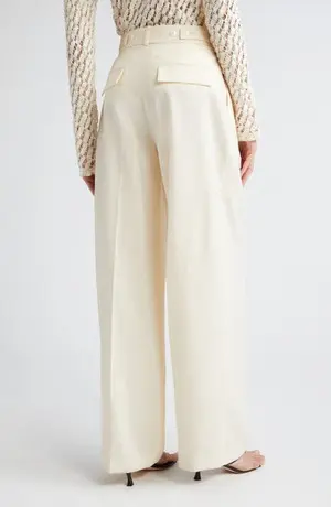 RÓHE Virgin Wool Wide Leg Pants