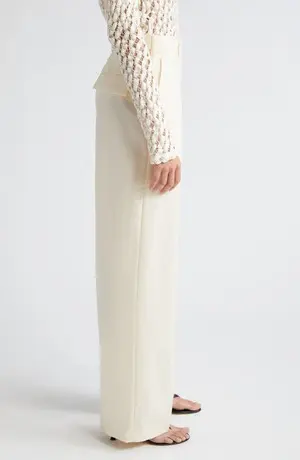 RÓHE Virgin Wool Wide Leg Pants