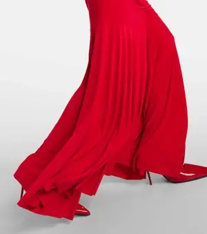 Norma Kamali Ruched Strapless Gown