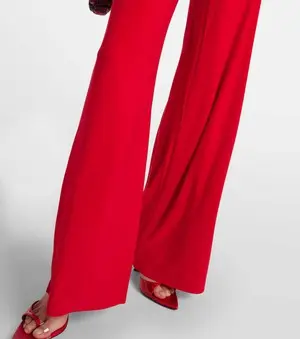 Norma Kamali Draped Wide-leg Jumpsuit