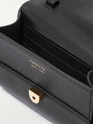 Savette Symmetry Textured-leather Wallet