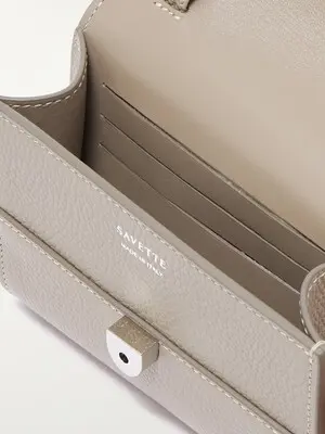 Savette Symmetry Textured-leather Wallet - Neutrals