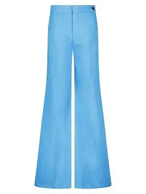 CALLAS MILANO Jane Cotton Stretch Flare Trousers Cornflower