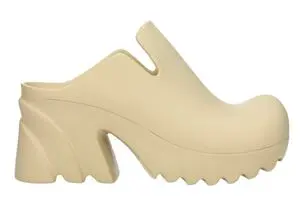 Bottega Veneta Rubber Flash Mules - Beige