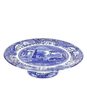 ROYAL WORCESTER & SPODE Spode Italian Cake Plate - Blue