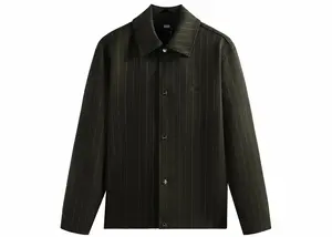 Kith Pinstripe Double Knit Coaches Jacket - Stadium