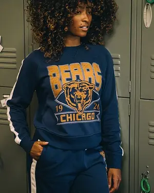 Junk Food Clothing Nfl Chicago Bears Overtime Crew - True Navy