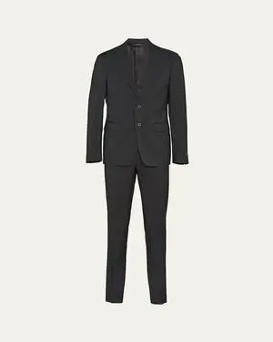 Prada Wool-mohair Solid Suit