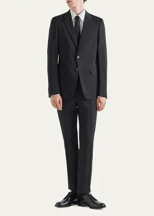 Prada Wool-mohair Solid Suit