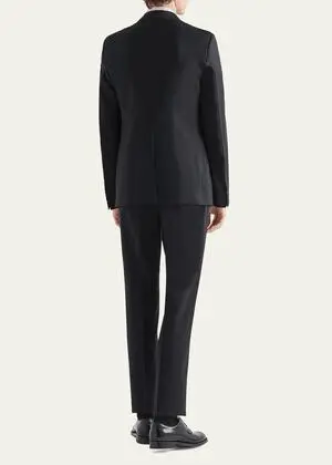 Prada Wool-mohair Solid Suit