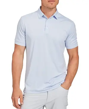 Mizzen+main Versa Short Sleeve Polo - Sky Solid