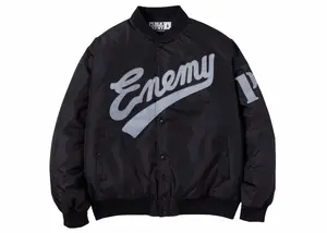 NEIGHBORHOOD X Public Enemy X Majestic Baseball Jacket