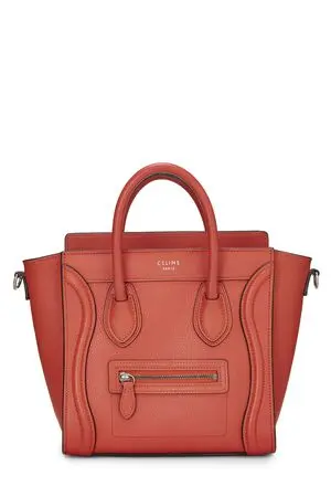 Celine Luggage Tote - Red