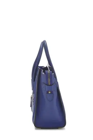 Celine Drummed Calfskin Leather Luggage - Blue
