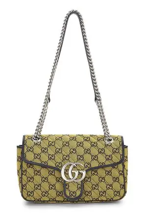 Gucci Gg Canvas Marmont Shoulder Bag