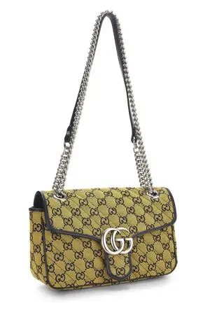 Gucci Gg Canvas Marmont Shoulder Bag