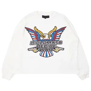 Who Decides War By Ev Bravado Crewneck Activewear For Women