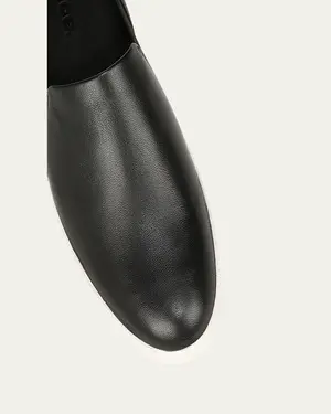 Vince Warren Leather Slip-on Sneakers