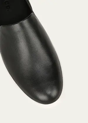 Vince Warren Leather Slip-on Sneakers