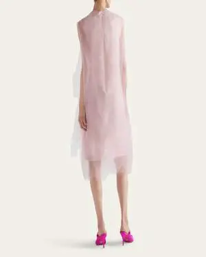 Prada Sleeveless Technical Voile Dress