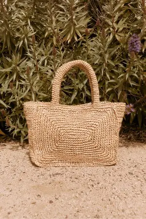 Velvet By Graham & Spencer Raffia Totes