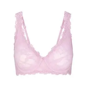 SKIMS Stretch Lace Unlined Full Coverage Bra - Baby Pink