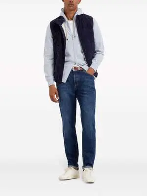 Brunello Cucinelli Zip-up Cashmere Hoodie - Blue