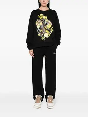 Roberto Cavalli Logo-embroidered Track Pants