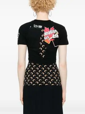 MARINE SERRE Regenerated Layered T-shirt
