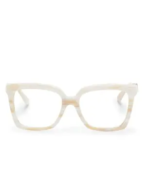 Michael Kors Wayfarer-frame Glasses - Neutrals